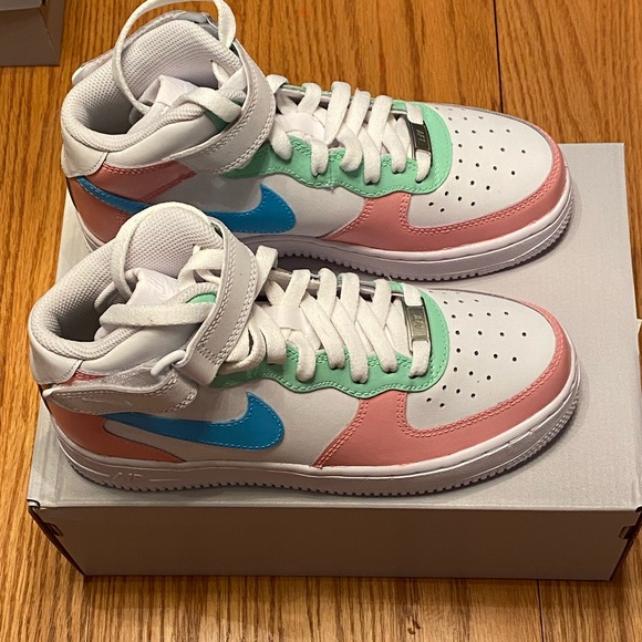 Nike | Shoes | Custom Painted Nike Mid Rise | Poshmark